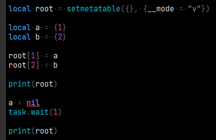 Weak References Help - Scripting Support - Developer Forum | Roblox