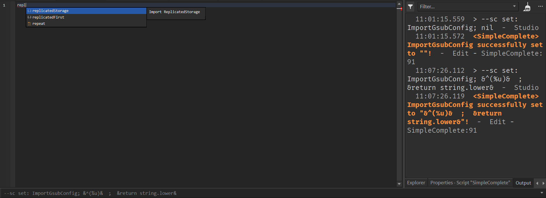 [v.17.11] SimpleComplete | Advanced scripting plugin - Page 6 - Community Resources - Developer ...