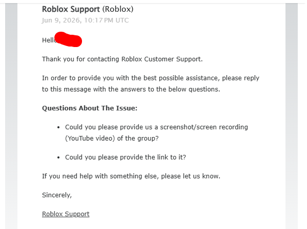 Groups Locked After Successful Account Un-termination - Roblox ...