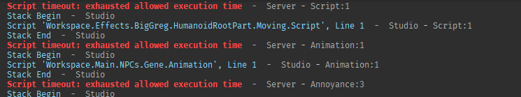 My module script causes everything to lag once a the Follower.new is done - Scripting Support ...