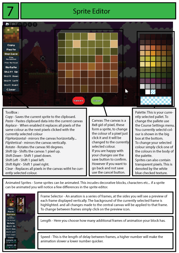 Pixelnauts (A 2D Roblox Demake, think mario-maker with sprite editing ...