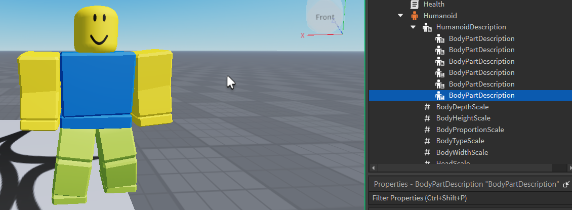 Forgotten corner-case, Fallback Avatar doesn't have a HumanoidDescription. Inconsistency with ...