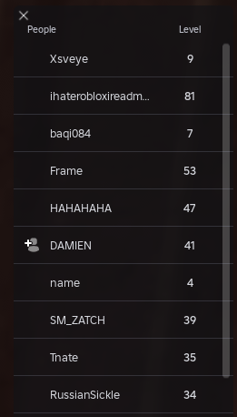 Player list sorting inconsistent across experiences - Roblox ...