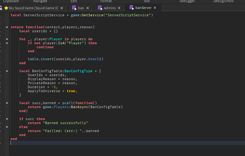 Cmdr Panel Creating Custom Commands - Scripting Support - Developer Forum | Roblox