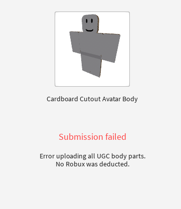 "Unknown Error" Uploading Body: Still Uploaded, Still Charged Me ...