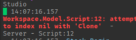 Roblox Lua Script Producing Error - Scripting Support - Developer Forum ...
