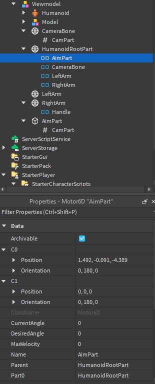 Motor6d offset not working correctly - Scripting Support - Developer Forum | Roblox