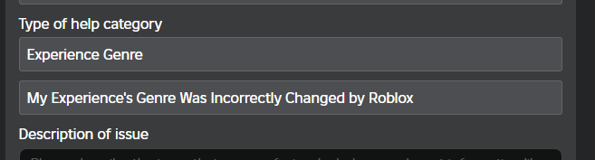 How can I give my game a Genre? - Platform Usage Support - Developer ...