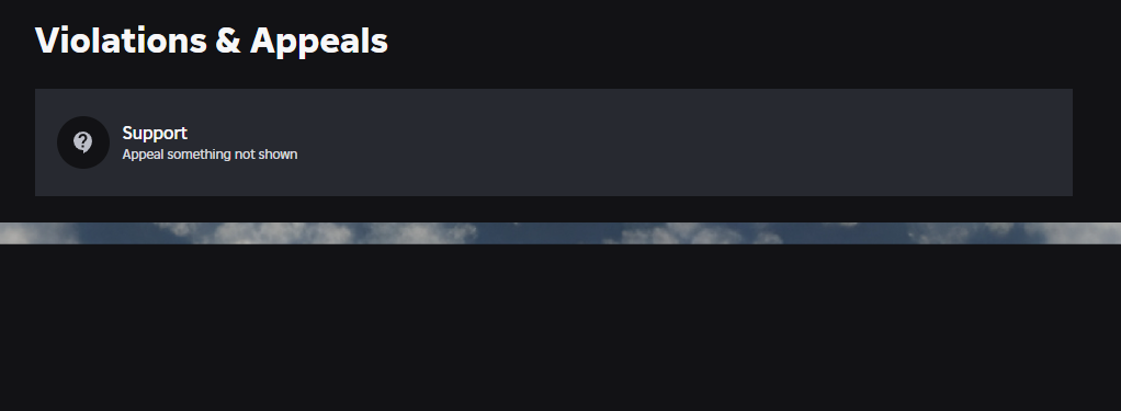 "Your experience may not be playable due to our policy. Please read our ...