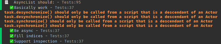 What happens when task.desychronise() is called without an Actor? - Scripting Support ...