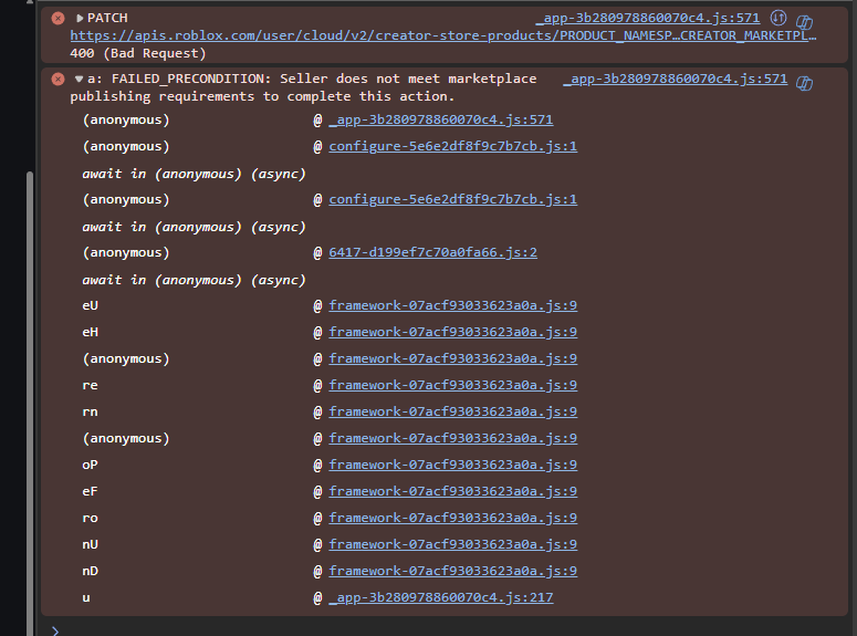 Cannot distribute Packages on Creator Store - Studio Bugs - Developer ...