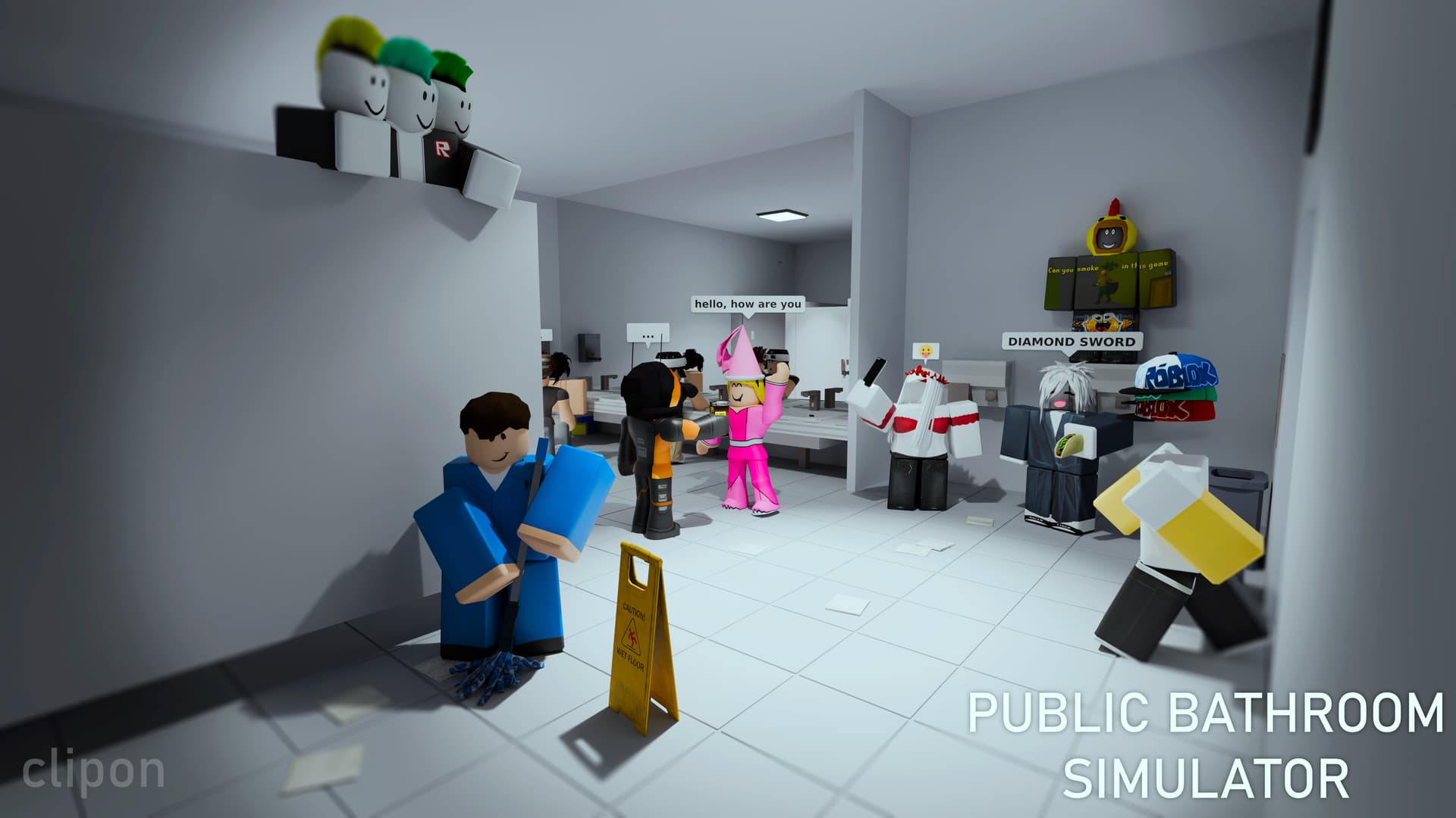 Public Bathroom Simulator | Fanart - Creations Feedback - Developer Forum | Roblox