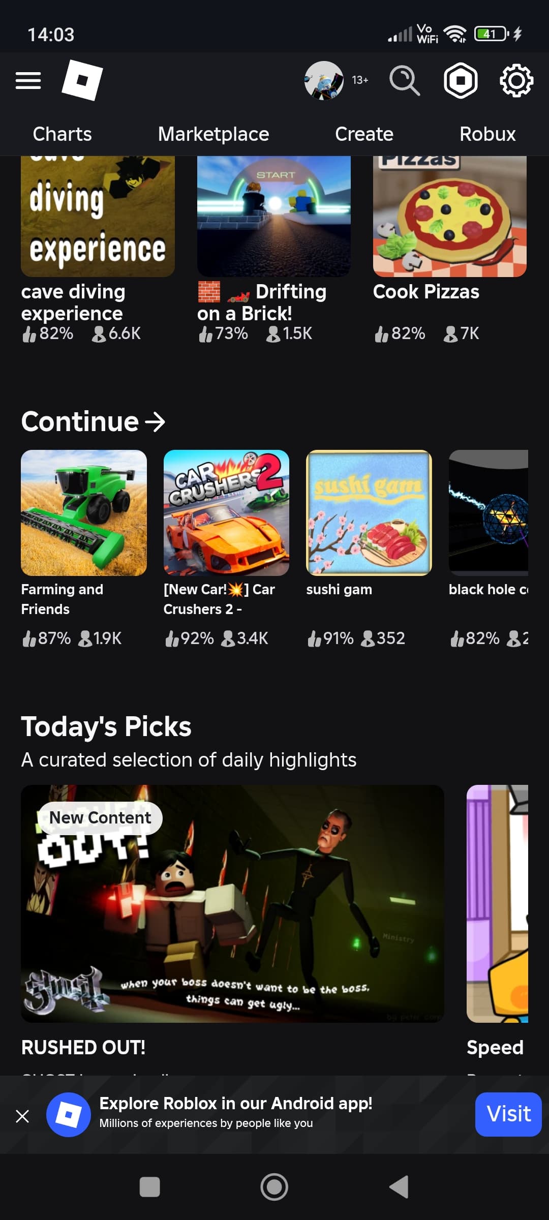 Inconsistent fonts on homepage - Roblox Application and Website Bugs - Developer Forum | Roblox