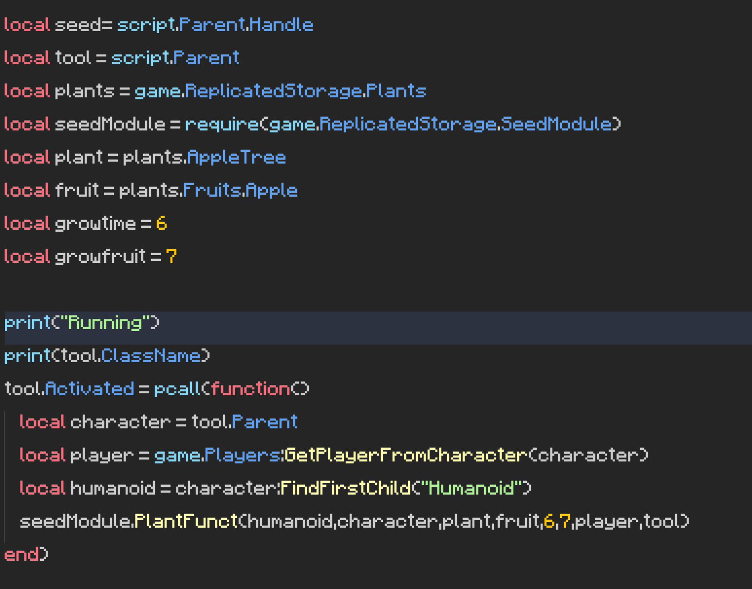 Activated is not a valid member of Tool error - Scripting Support - Developer Forum | Roblox