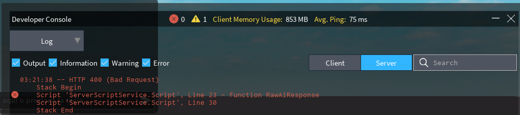 HTTP 400 (Bad request) only in-game - Scripting Support - Developer ...