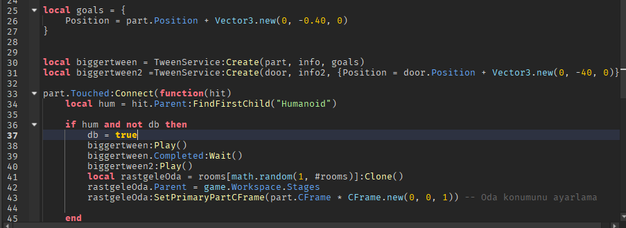 I got issue on tween service - Scripting Support - Developer Forum | Roblox