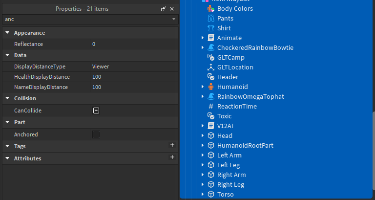 Getting "Network Ownership API cannot be called on Anchored parts..." despite nothing anchored ...