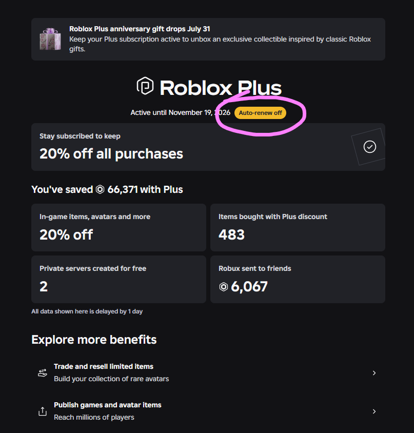 Roblox Plus Trial Does Not Offer Auto-Renew - Purchasing Bugs ...