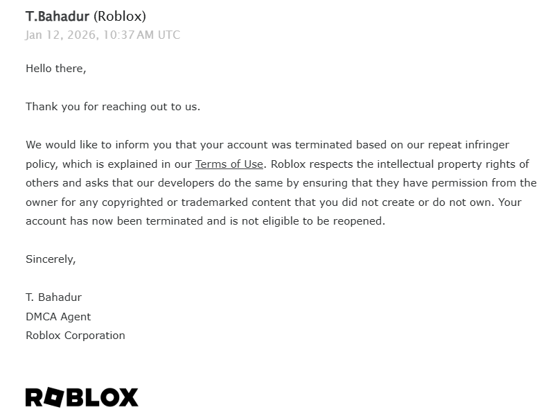 Permanent IP Ban Applied Without Any DMCA or Policy Violation ...