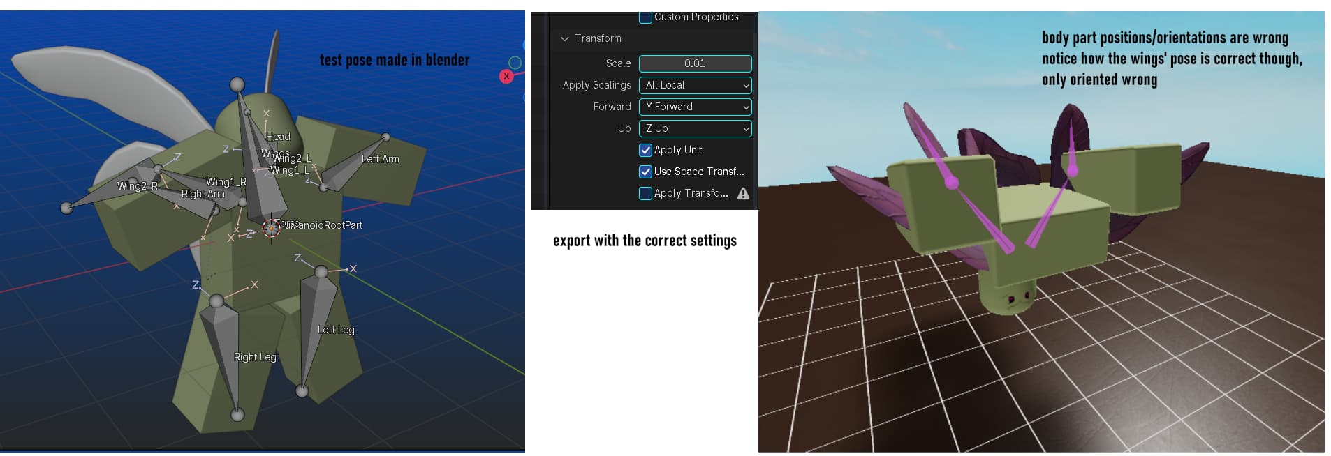 How do i export a semi-custom rig to blender for animating - Art Design ...