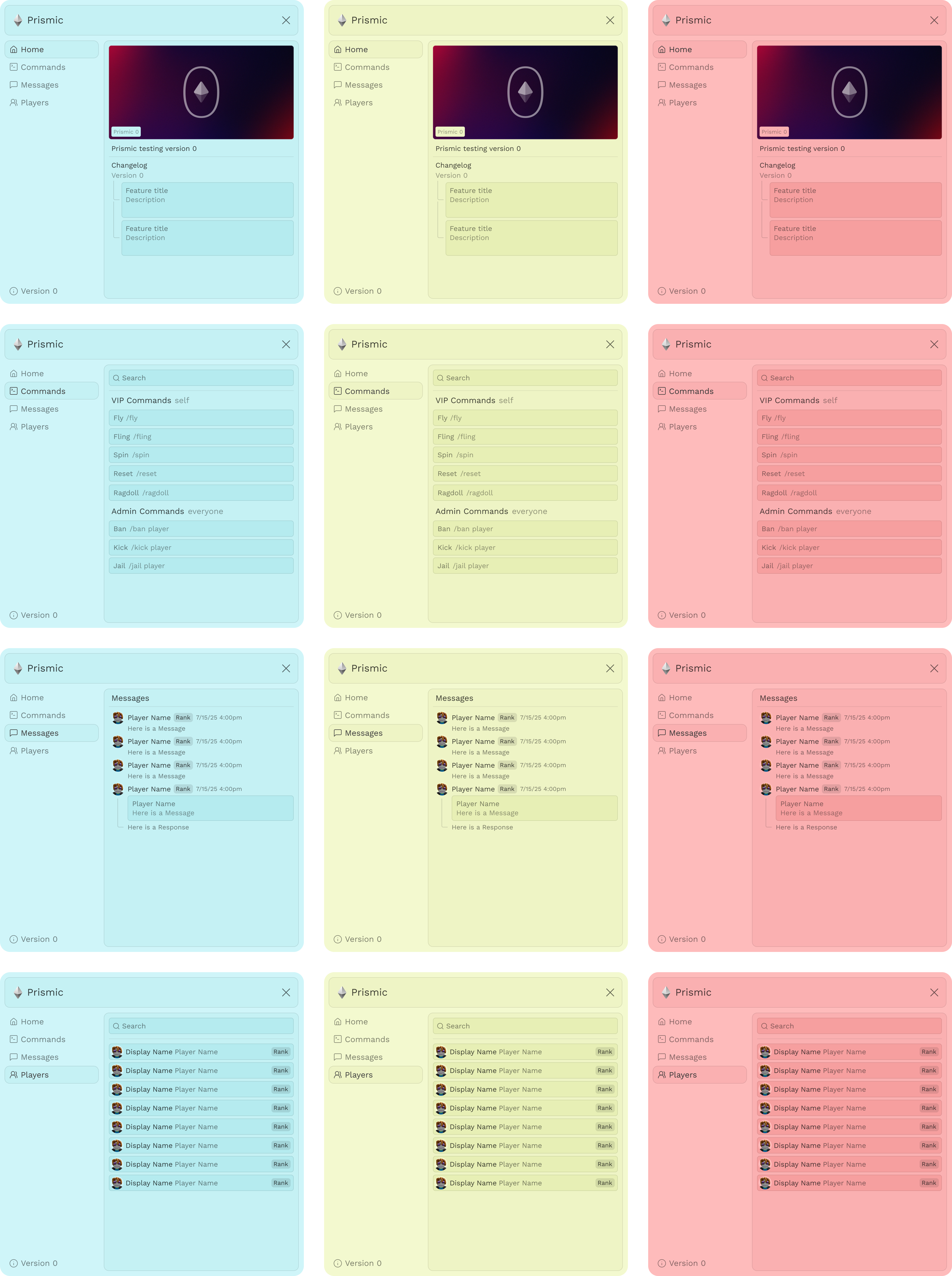 Feedback on Admin Panel design | New Colorways | Prismic - Creations ...