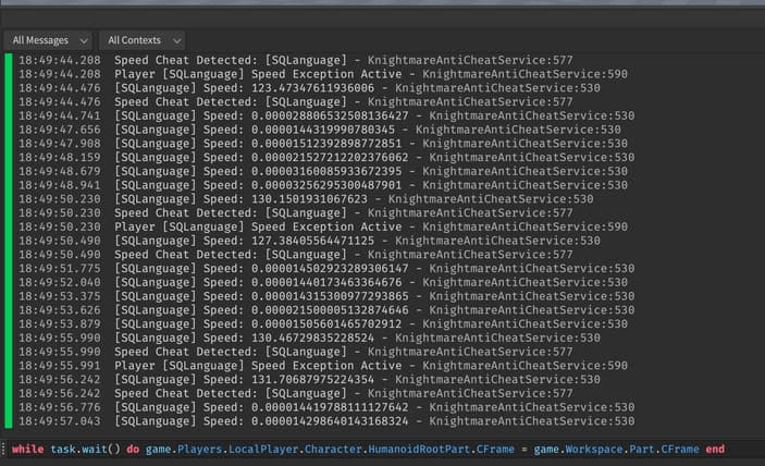 Knightmare Server-side Anti-Cheat Service [updated 1/19/2025] - Community Resources - Developer ...