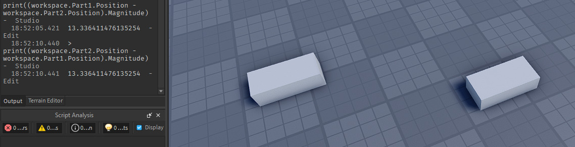 Magnitude Not Working - Scripting Support - Developer Forum | Roblox