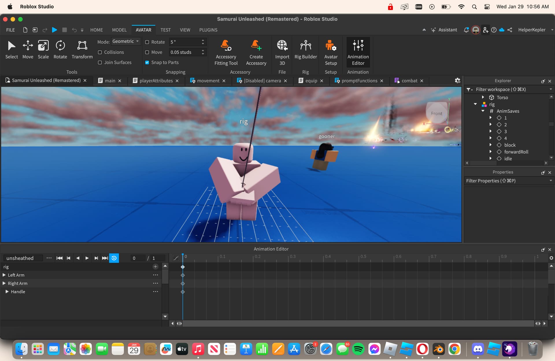 Player animation doesn't match with the animation I made? - Scripting ...