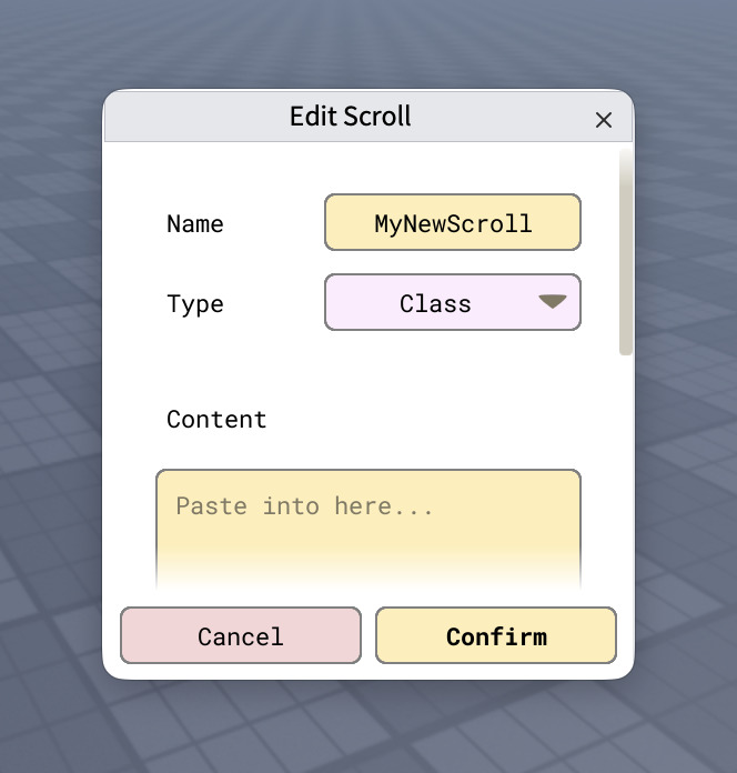 Scrolls — Script Templates - Community Resources - Developer Forum | Roblox