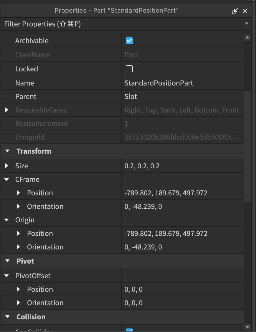 World CFrame of Object CFrame not in correct position - Scripting Support - Developer Forum | Roblox