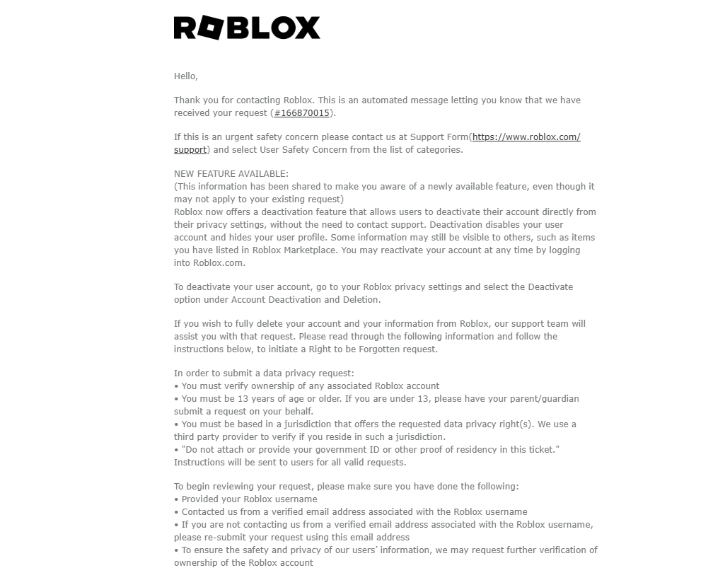 How to remove my ID and Verification data from roblox? - Platform Usage ...