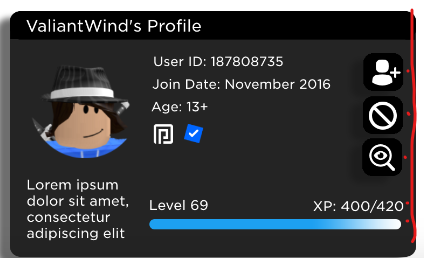 In-game Profile UI - Creations Feedback - Developer Forum | Roblox