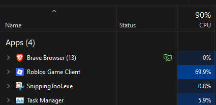 Roblox CPU usage has been through the roof recently - Engine Bugs ...