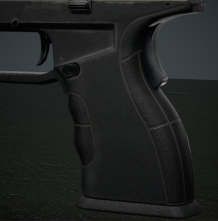 Pistol model, not too proud of this one. Went for a pretty unique look ...