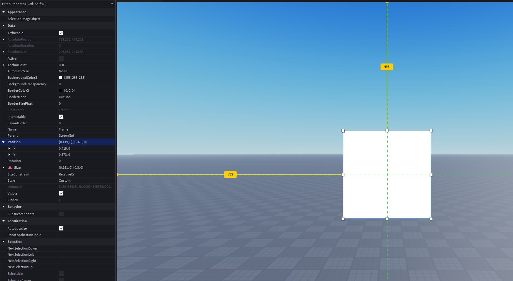 Built-In Roblox Studio GUI Centering Mechanic Doesnt Properly Center UI - Creations Feedback ...