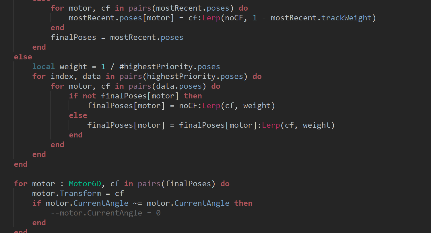 CFrame math with custom animation loader - Scripting Support - Developer Forum | Roblox