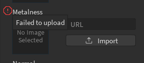 Failed to upload. Material Variant [BUG] - Game Design Support ...