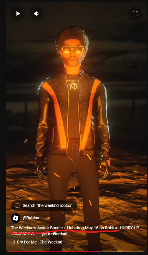 The Weeknd’s Avatar Bundle Never going on sale for purchase - Catalog ...