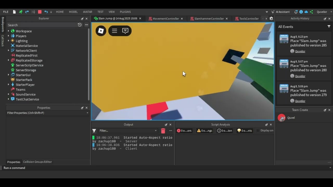 Slamjump - Movement Game [Devlog] - Creations Feedback - Developer Forum | Roblox