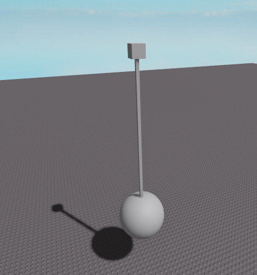 Making a pendulum using AnimationController and Motor6Ds - Building ...