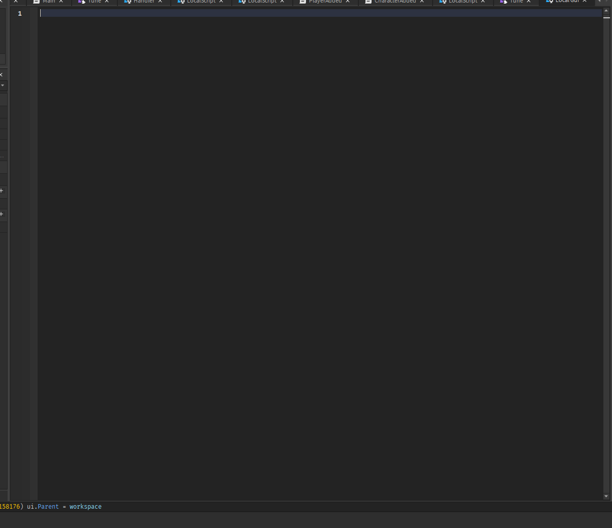 Script has invisible, uneditable code? - Scripting Support - Developer ...