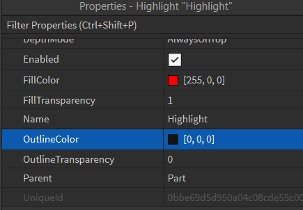 Highlight Help Needed - Scripting Support - Developer Forum | Roblox