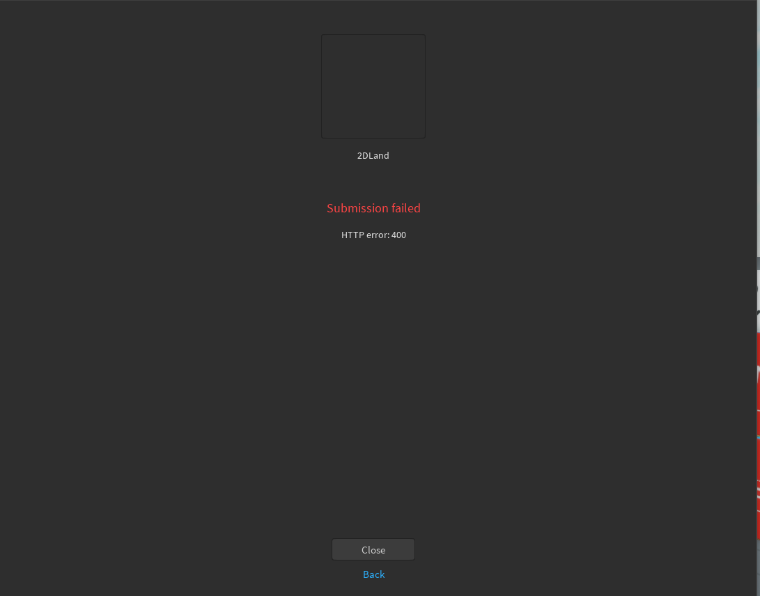 "HTTP error: 400" - Platform Usage Support - Developer Forum | Roblox