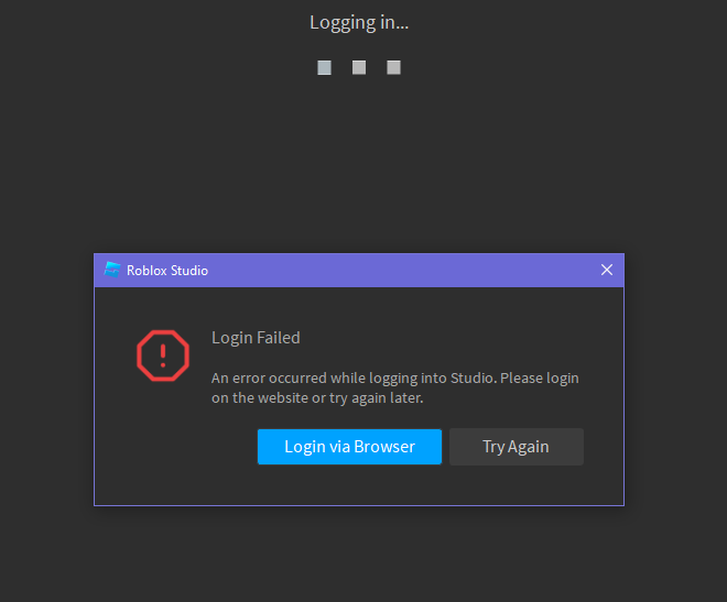 Unable to Login to Studio - Platform Usage Support - Developer Forum ...