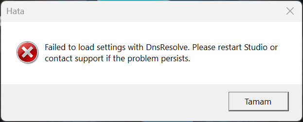 Studio Login Failed Error - Studio Bugs - Developer Forum | Roblox
