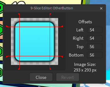 Images editted using 9-Slice are changing in shape with the screen size - Scripting Support ...