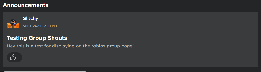 Introducing Announcements for Roblox Groups - Announcements - Developer Forum | Roblox