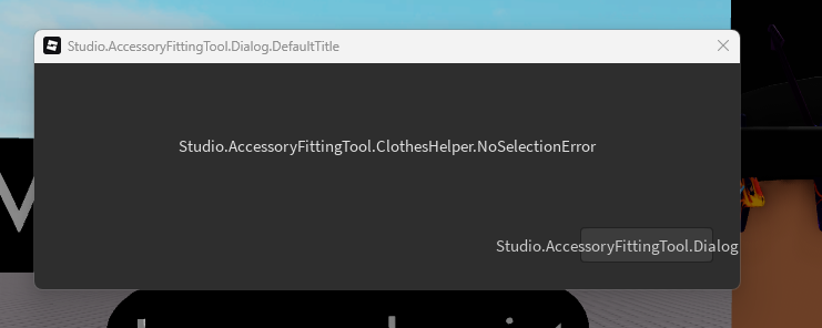 Accessory Fitting Tool / Create Accessory Tool, doesn't load correctly ...