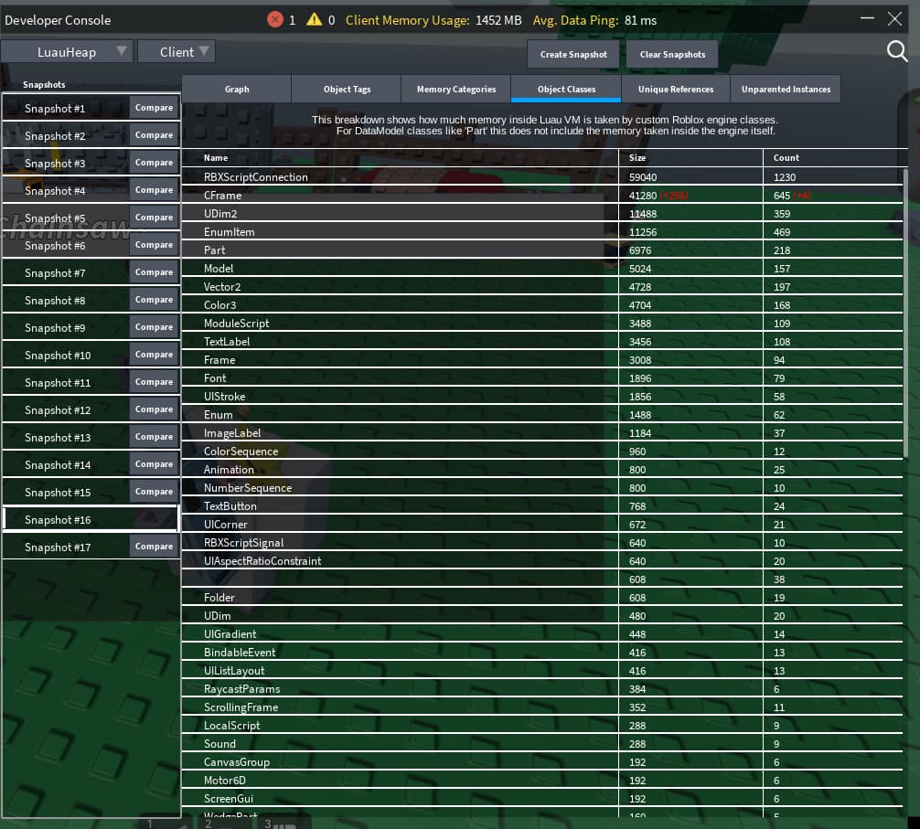 Could I Have a Memory Issue in Roblox? - Scripting Support - Developer ...