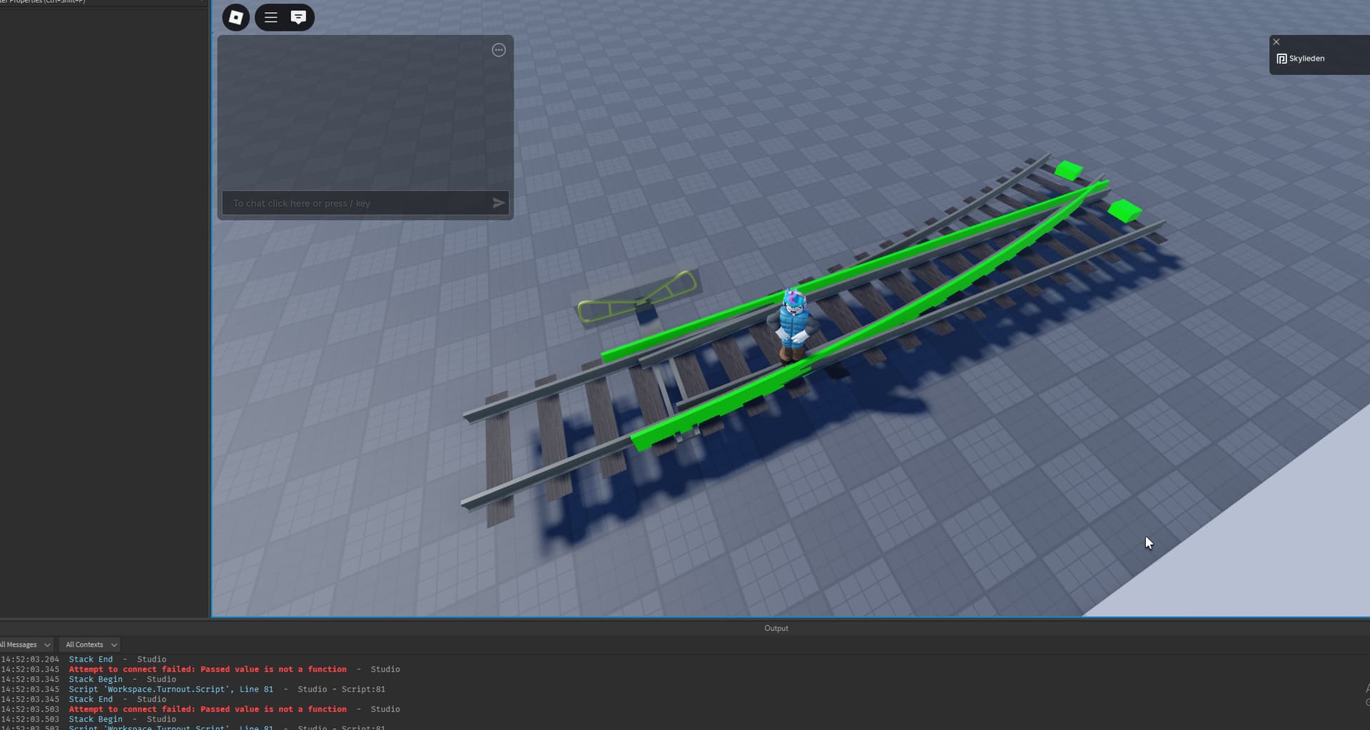 Help With Debuggins Track Switch Scripts - Scripting Support - Developer Forum | Roblox